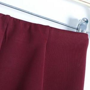 Solid Color Joker Bell-shaped Bust Pleated Skirt [#1608] on Luulla