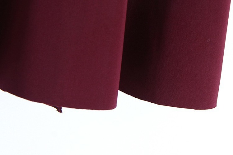 Solid Color Joker Bell-shaped Bust Pleated Skirt [#1608] on Luulla